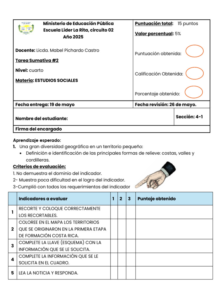 4° Tarea N2 Estudios Sociales | PDF
