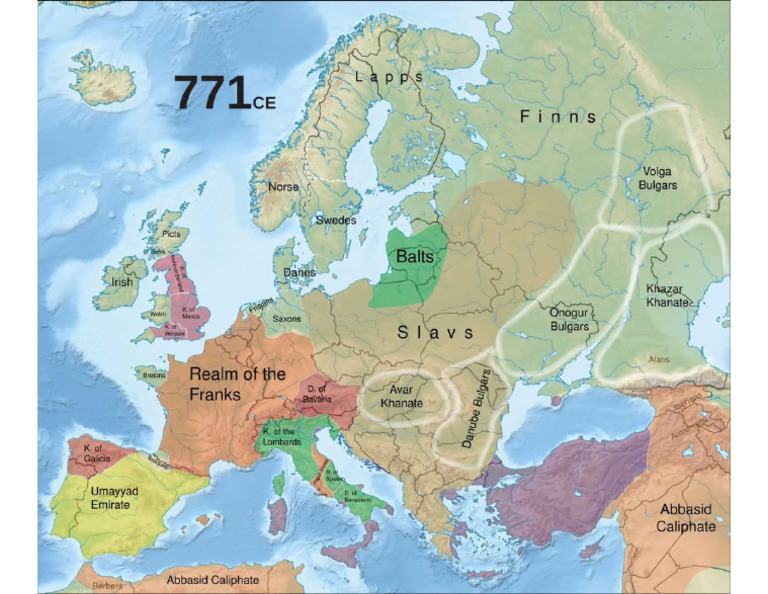 World Map 771CE | PDF