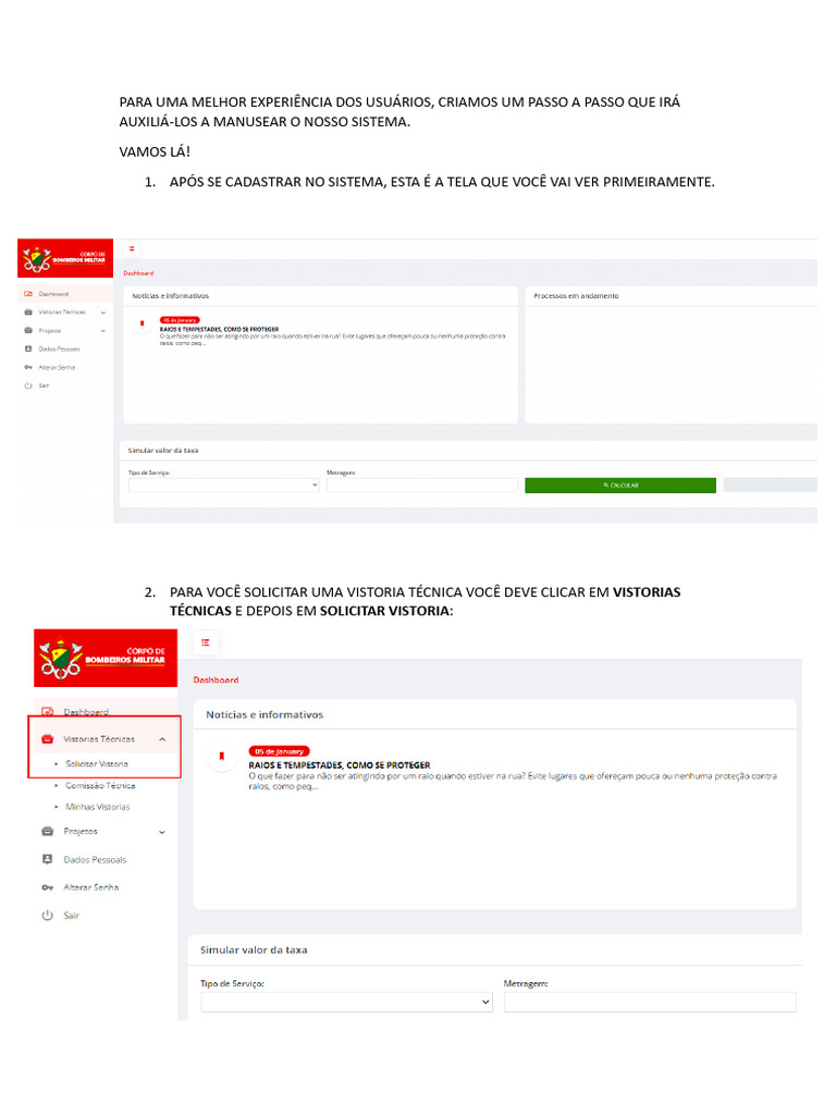 Manual de Uso Do Siapi - Usuários Externos PDF | PDF