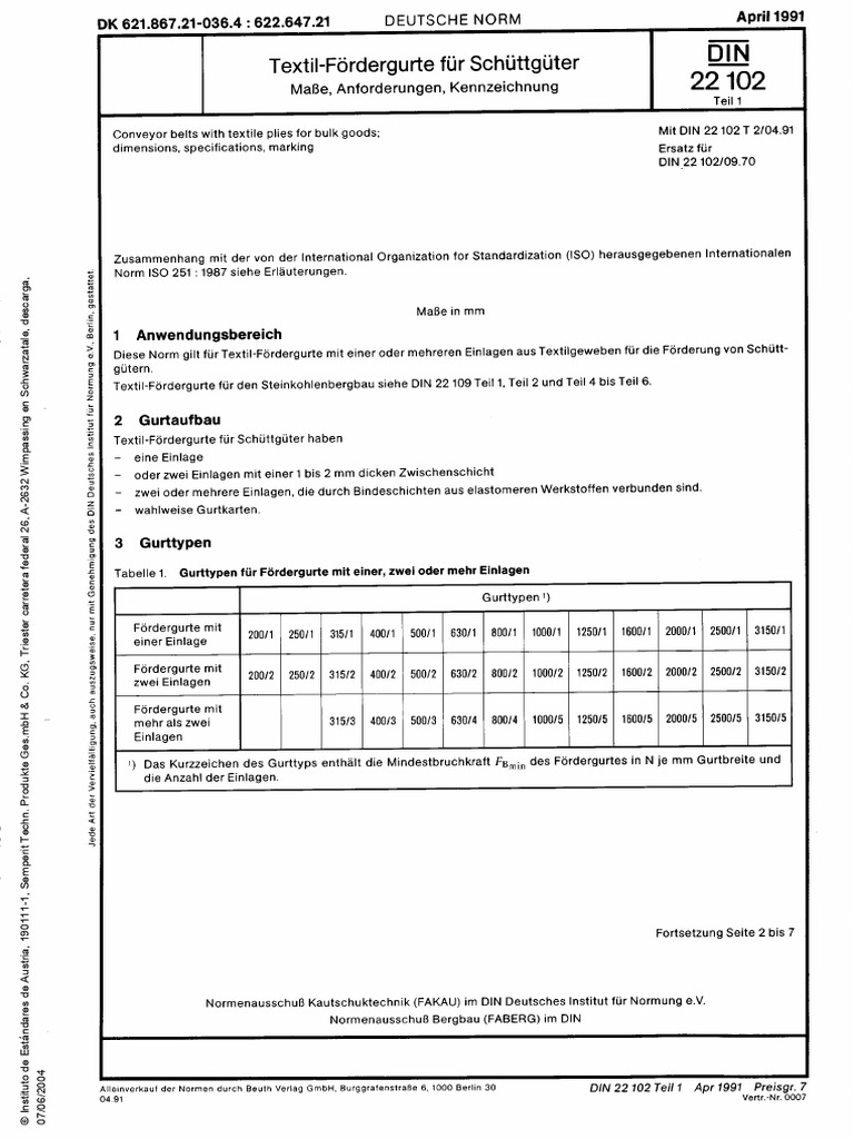 DIN 22102-1.de - Es | PDF