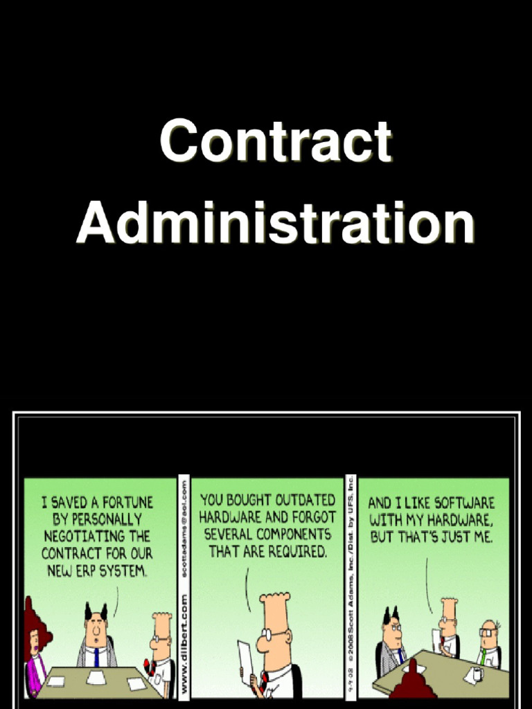 Contracts Administration | PDF