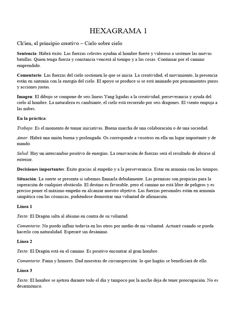 I Ching 3 | PDF | Amor | Felicidad