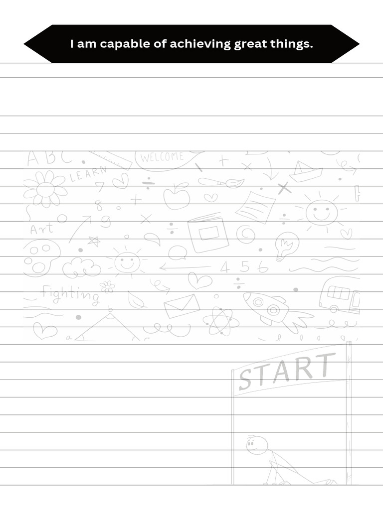 Inner Pages With Doodles and Stick Figures | PDF | Learning | Mind