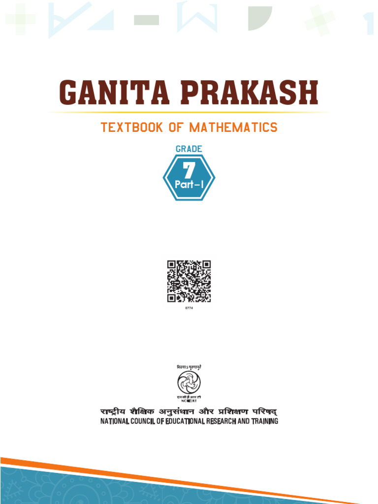 Class Vii Ncert Textbook (Part-1) Ganit Prakash 2025 | PDF | Thought