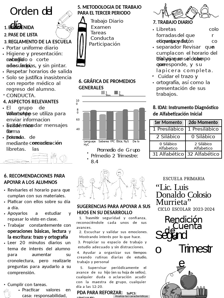 Triptico para Junta | PDF