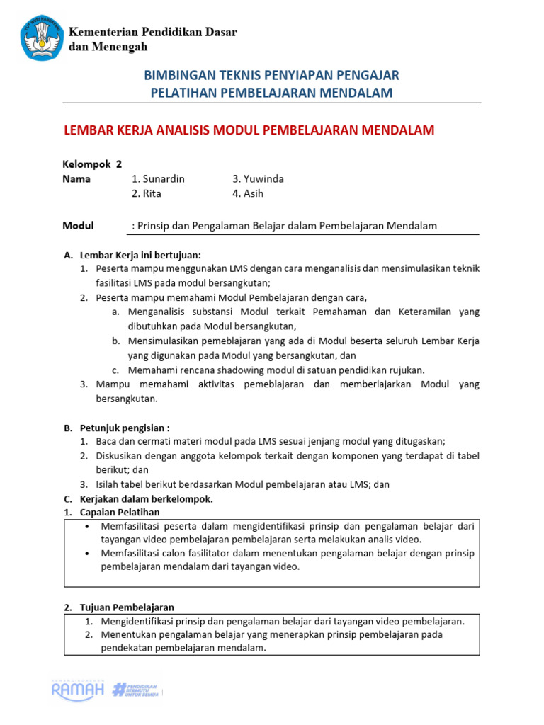 LK 1 Modul 3 | PDF