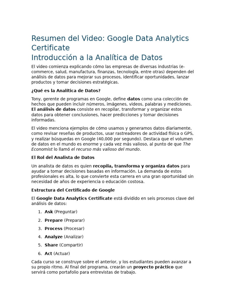 Module 1. Introducing Data Analytics and Analytical Thinking | PDF | Data Analysis ...