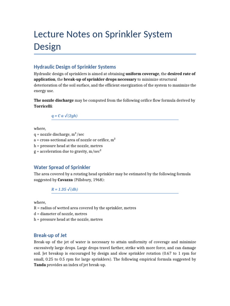 Hydraulic Design Pump Selection Maintainance Cost Estimation | PDF ...