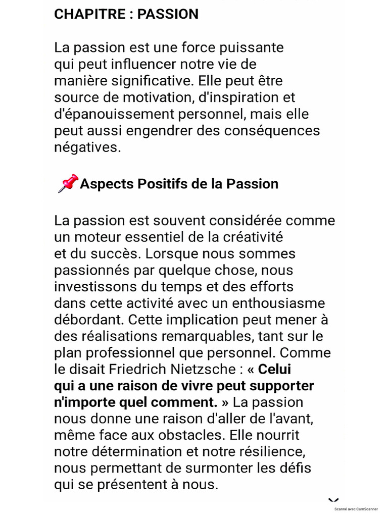 Chapitre Passion | PDF