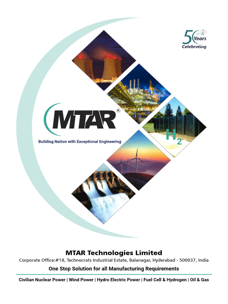 MTAR Technologies: Nuclear & Renewable Solutions | PDF | Nuclear ...