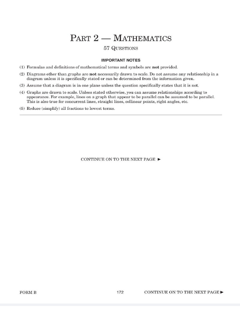 SHSAT Practical Test 2020 Form B | PDF