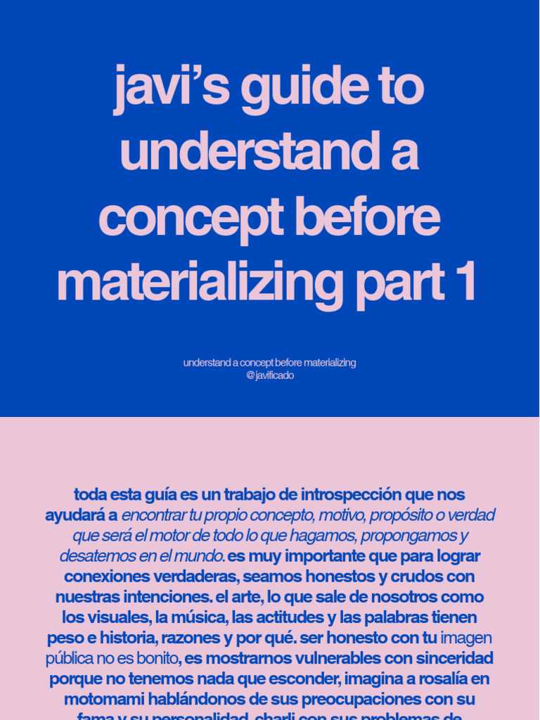 Guía para Entender tu Concepto Personal | PDF