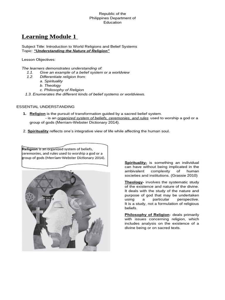 Module 1 Intro To World Religion | PDF | Monotheism | God