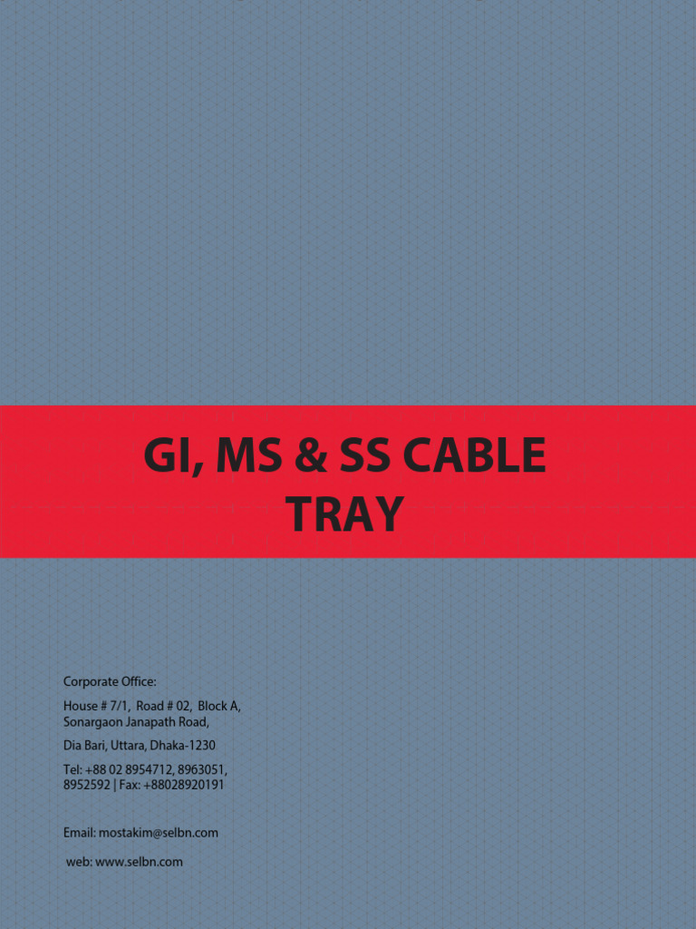 Cable Tray | PDF | Building Engineering | Mechanical Engineering