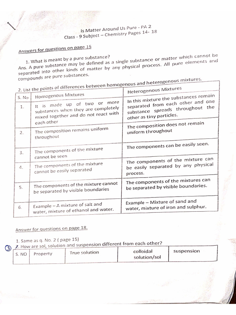 Matter Around Us | PDF