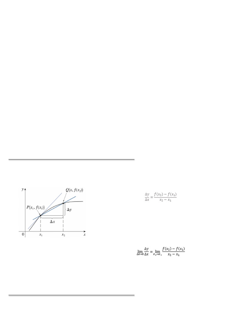 Sesión 3 - La Derivada Como Razón de Cambio | PDF | Derivado | Pendiente
