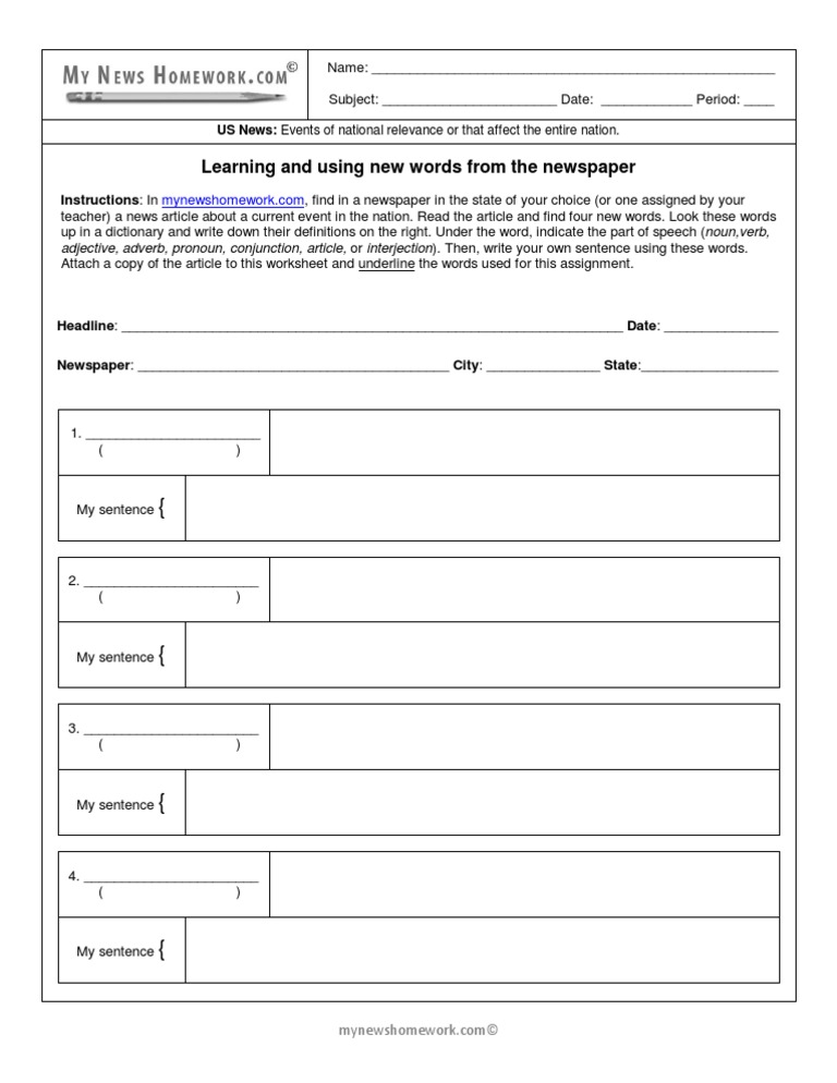 USA - Learning and Using New Words | PDF