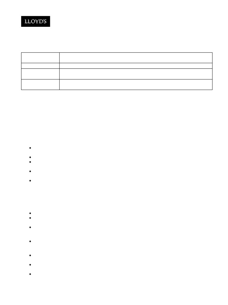 Lloyds Attestation Paper | PDF | Insurance | Underwriting