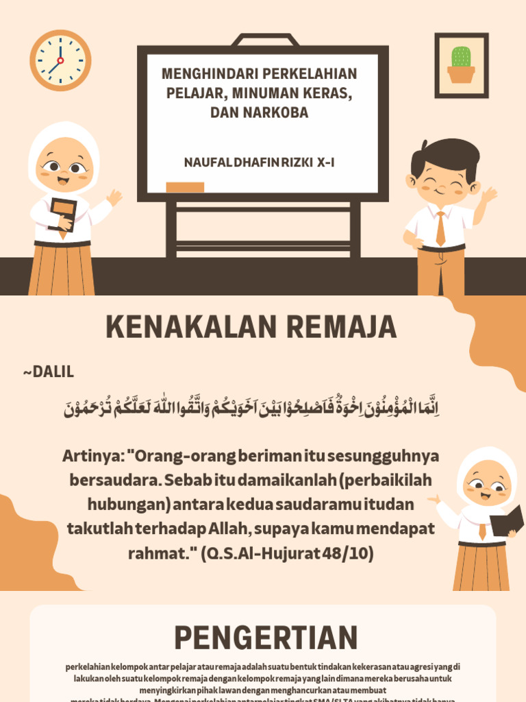 Menghindari Perkelahian Pelajar dan Narkoba | PDF