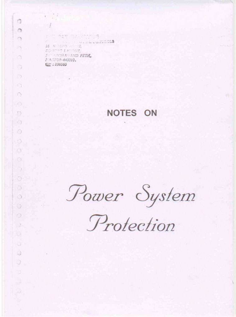 Transformer Protection | PDF