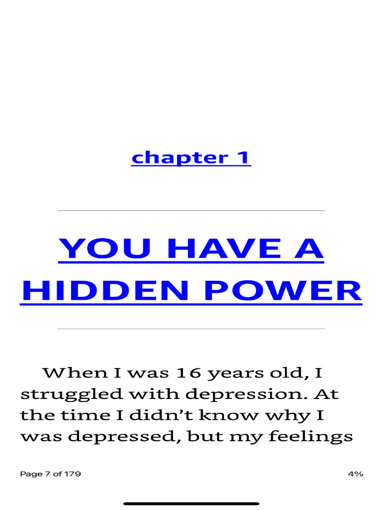 TUHYB - CH 1 - Part 1 | PDF