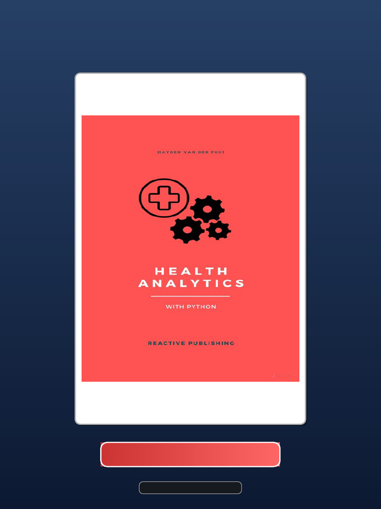 Complete Bundle Health Analytis With Python Comprehensive Guide for ...