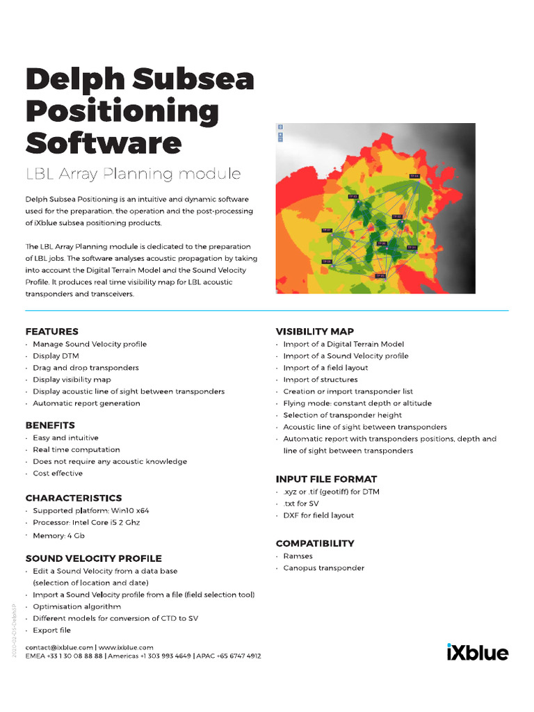 DSP - LBL Array Planning - Datasheet | PDF