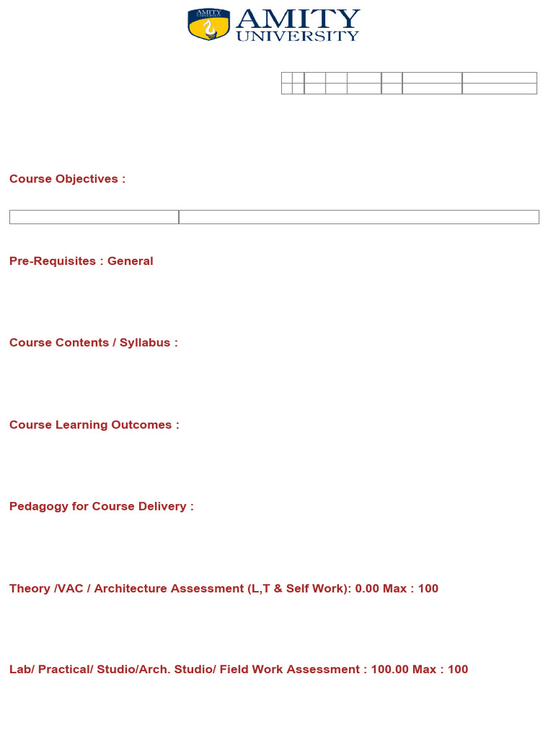 Course Curriculum | PDF