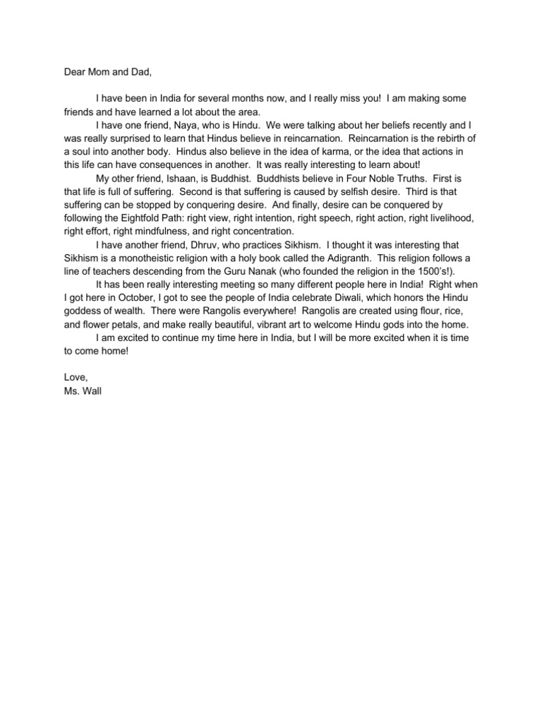 Unit 8 - Foreign Exchange Letter | PDF