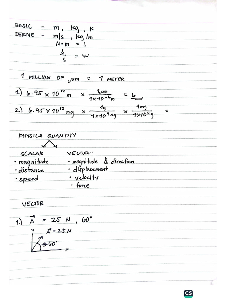 Physics Notes | PDF