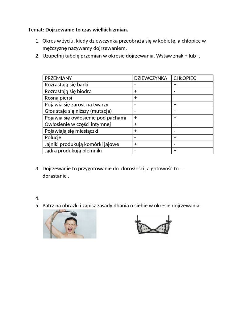 Dojrzewanie - Kopia | PDF