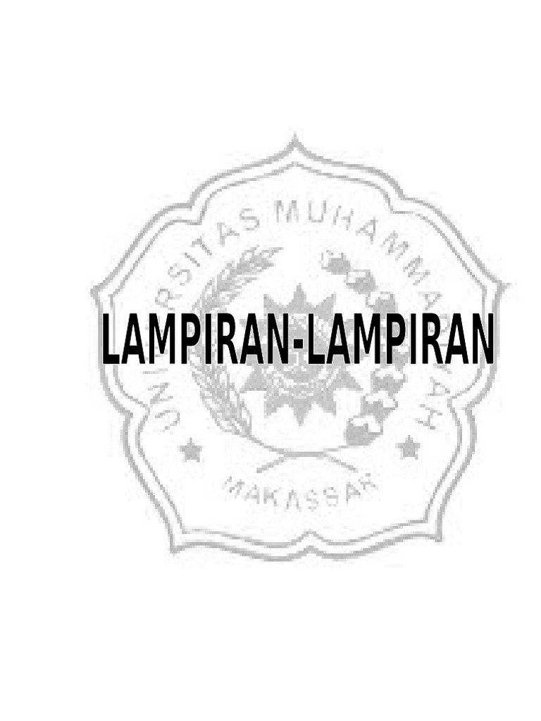 Lampiran-Lampiran | PDF