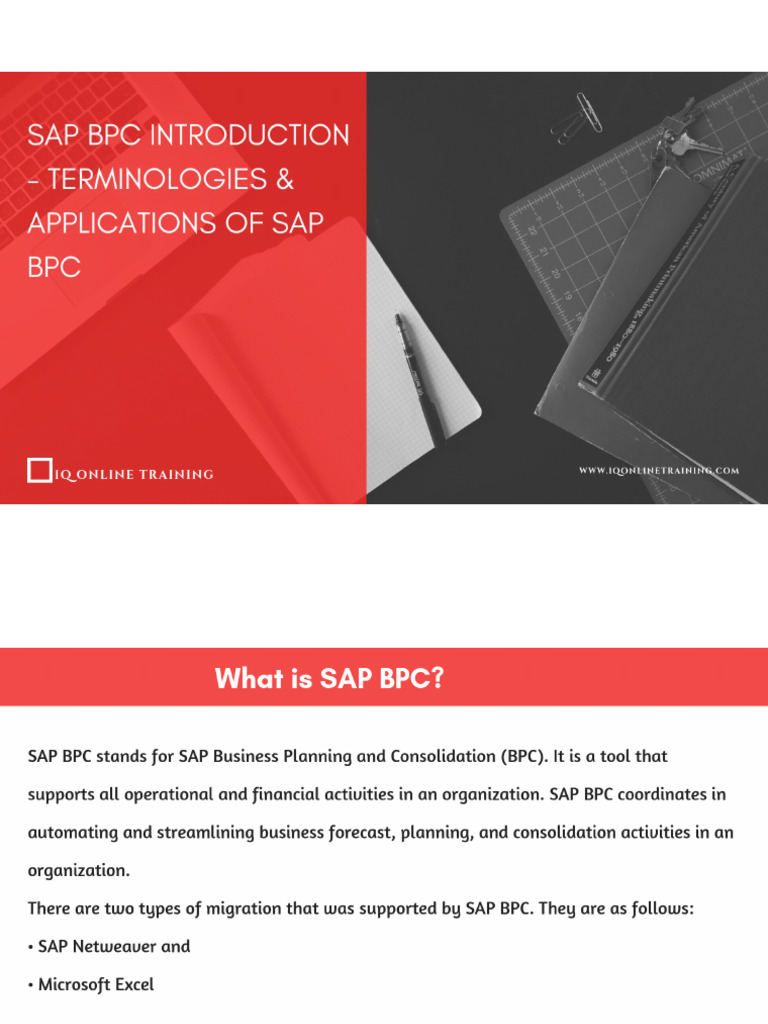 Sap BPC | PDF