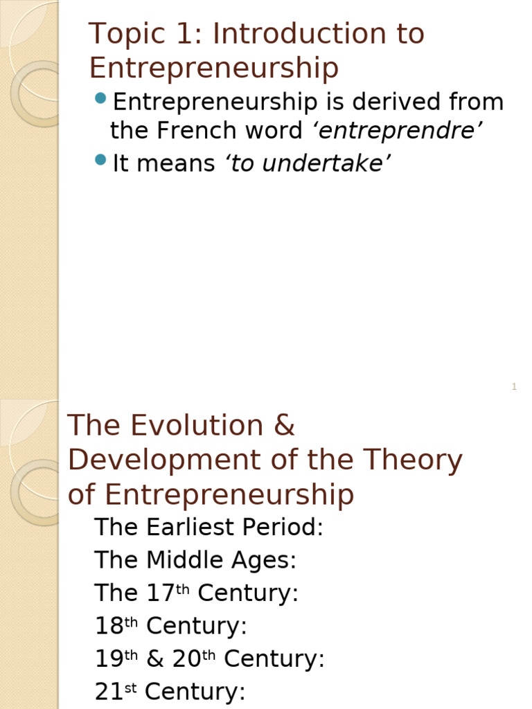 Understanding Entrepreneurship Basics | PDF | Entrepreneurship ...