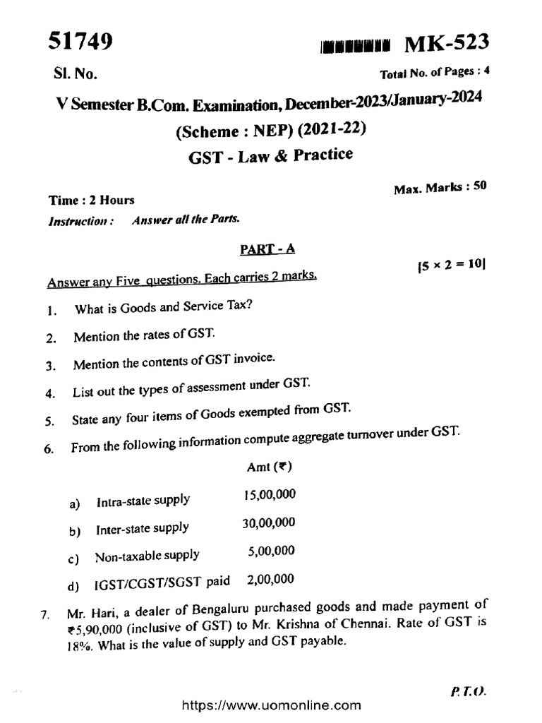 GST | PDF