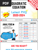 Sequences & Series NDA PYQs | PDF