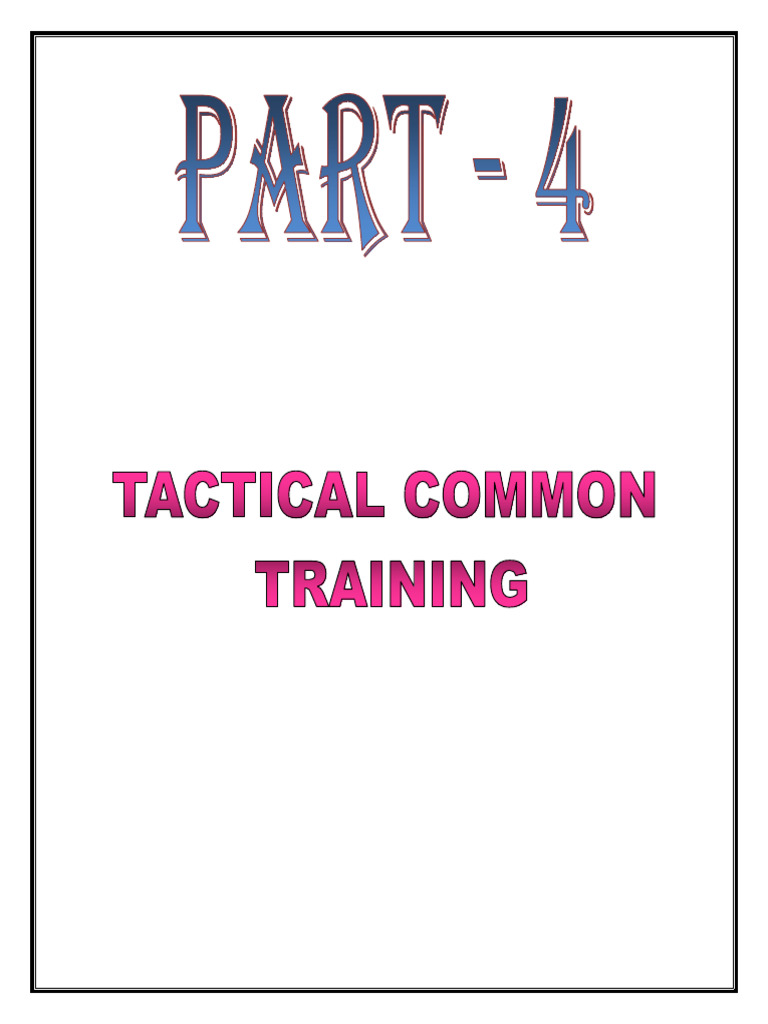 04 Tac Comn TRG | PDF