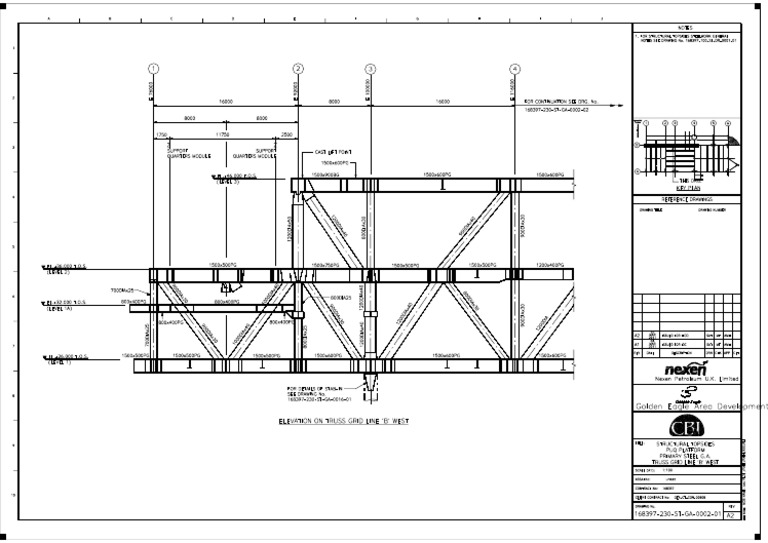 168397-230-ST-GA-0002-01 Structural Topsides PUQ Platform Primary Steel ...