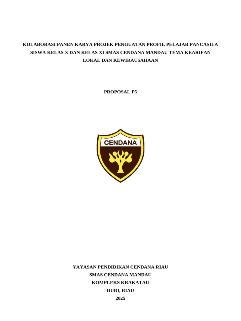 Proposal p5 2025-1 | PDF