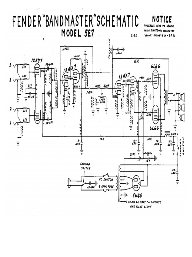 Fender Schematics Rev.02 | PDF