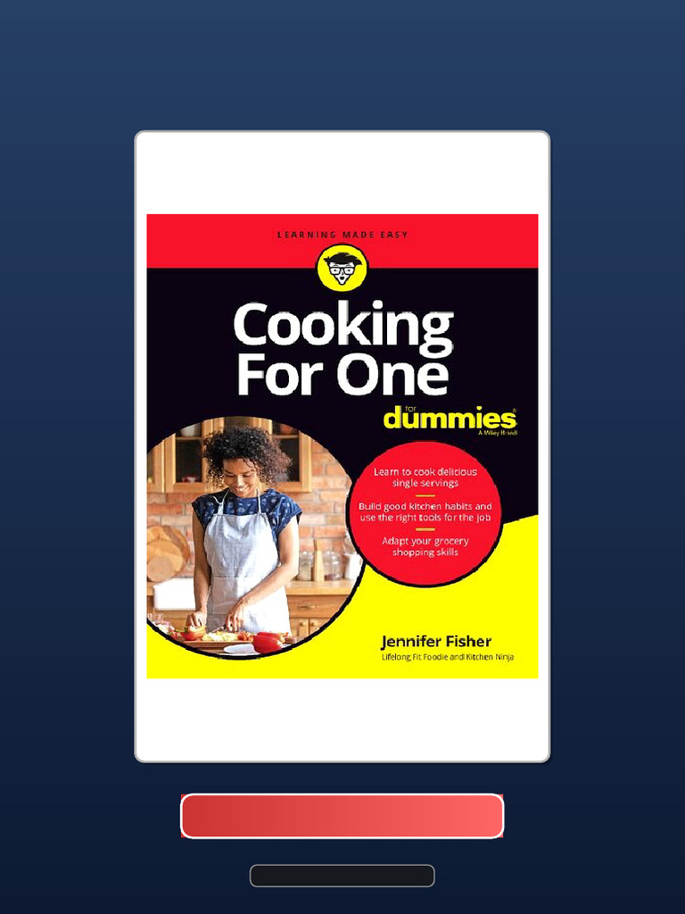 Complete Bundle Cooking For One For Dummies 1st Edition Jennifer Fisher ...
