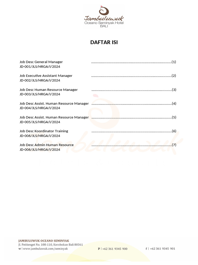 Daftar Isi | PDF