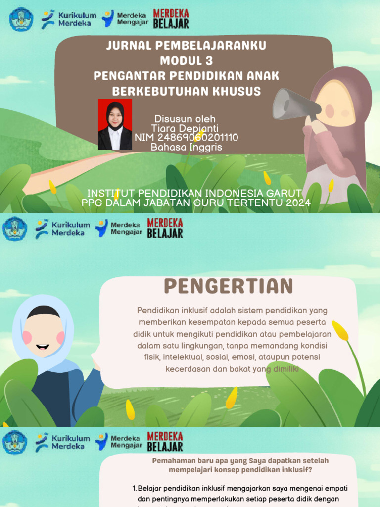 Jurnal Pembelajaranku Modul 3 Pabk Tiara - Compressed | PDF