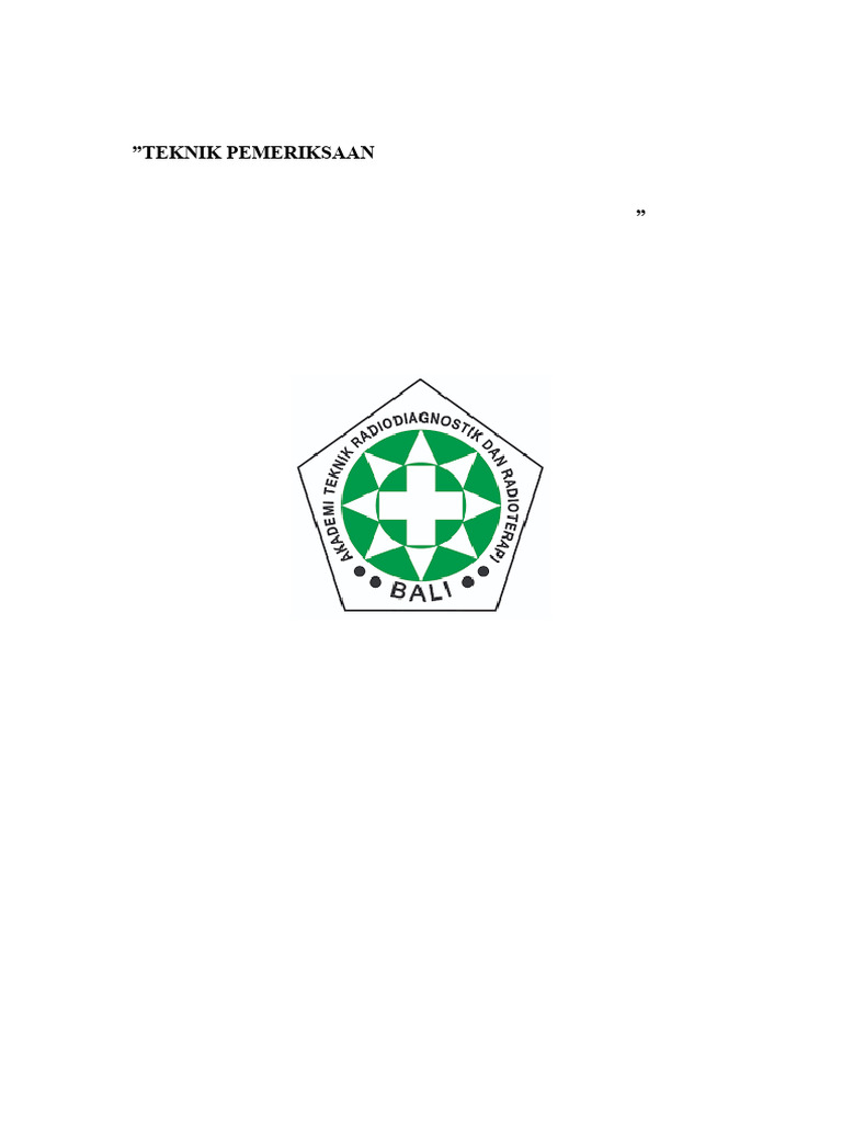 Teknik HSG untuk Infertilitas di RS Balimed | PDF