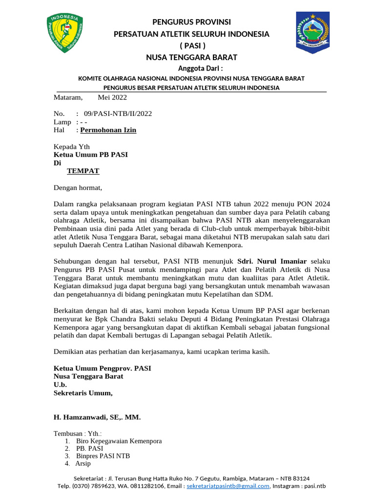 Dispensasi Nurul Imaniar | PDF
