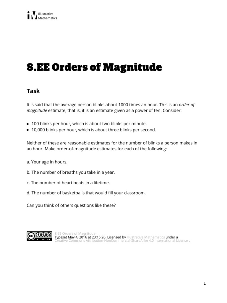 8.EE.a.3 Orders of Magnitude | PDF