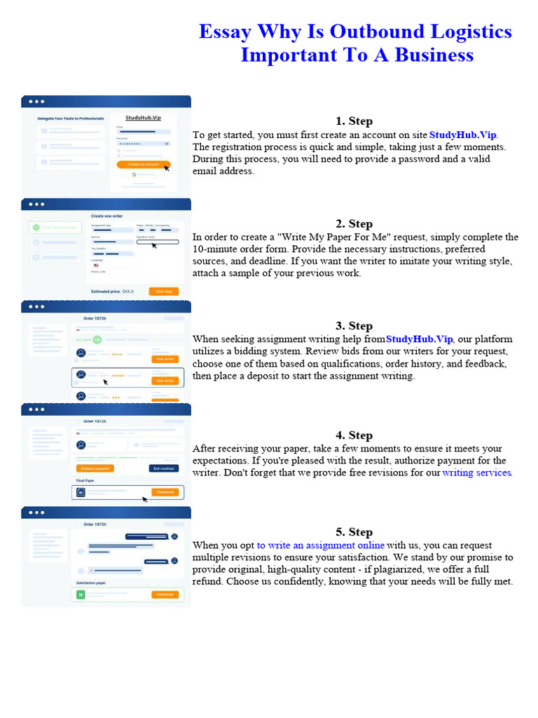 Essay Why Is Outbound Logistics Important To A Business | PDF