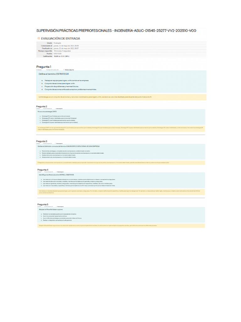 Examen de Entrada | PDF