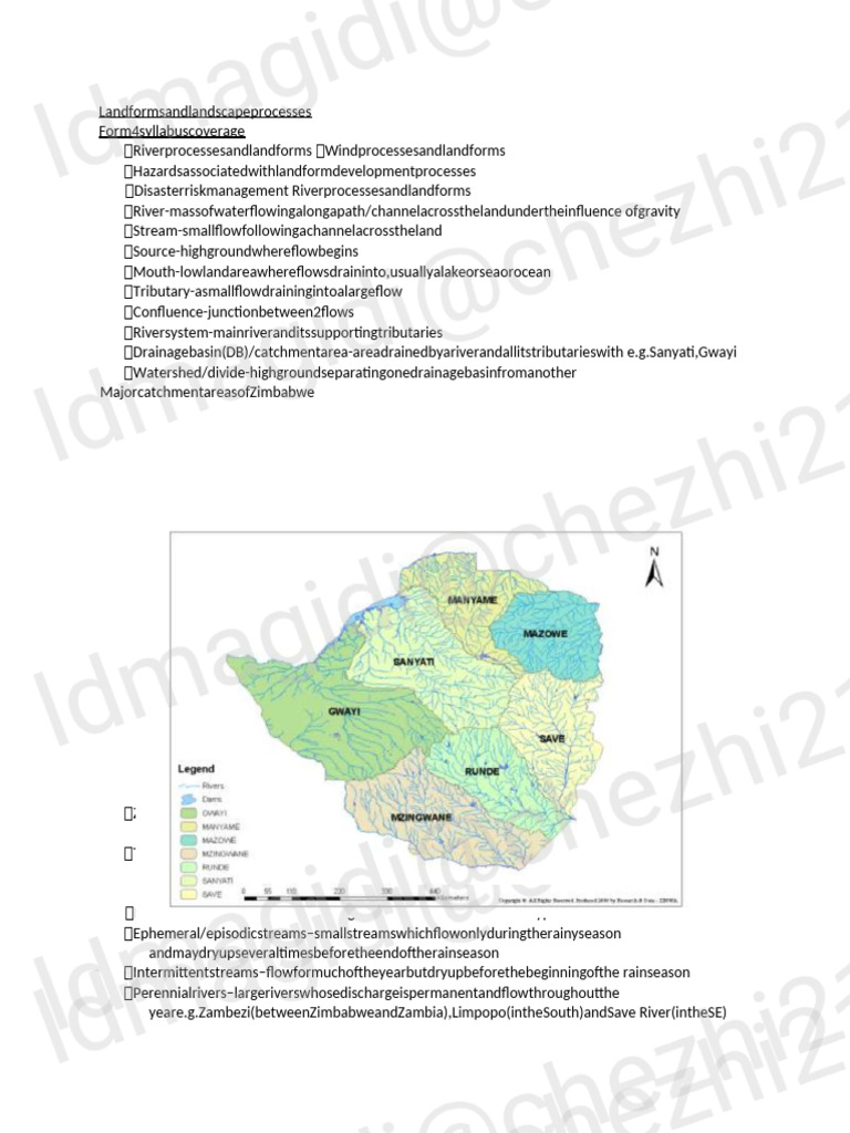 River Processes and Landforms Overview | PDF | Fluvial Landforms ...