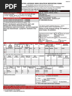 IPC ADR Reporting Form | PDF | Pharmacovigilance | Health Care